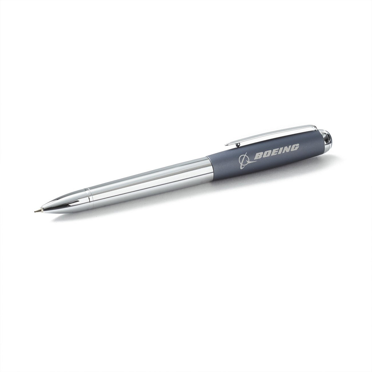 Boeing Luxe Matte Chrome Ballpoint Pen – Flight Experience Singapore